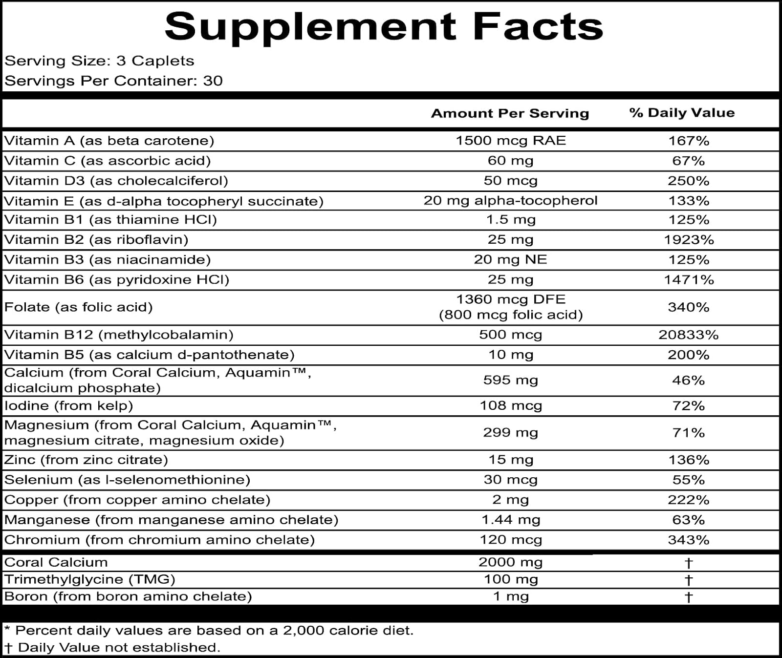 2000 mg calcium caplets for health