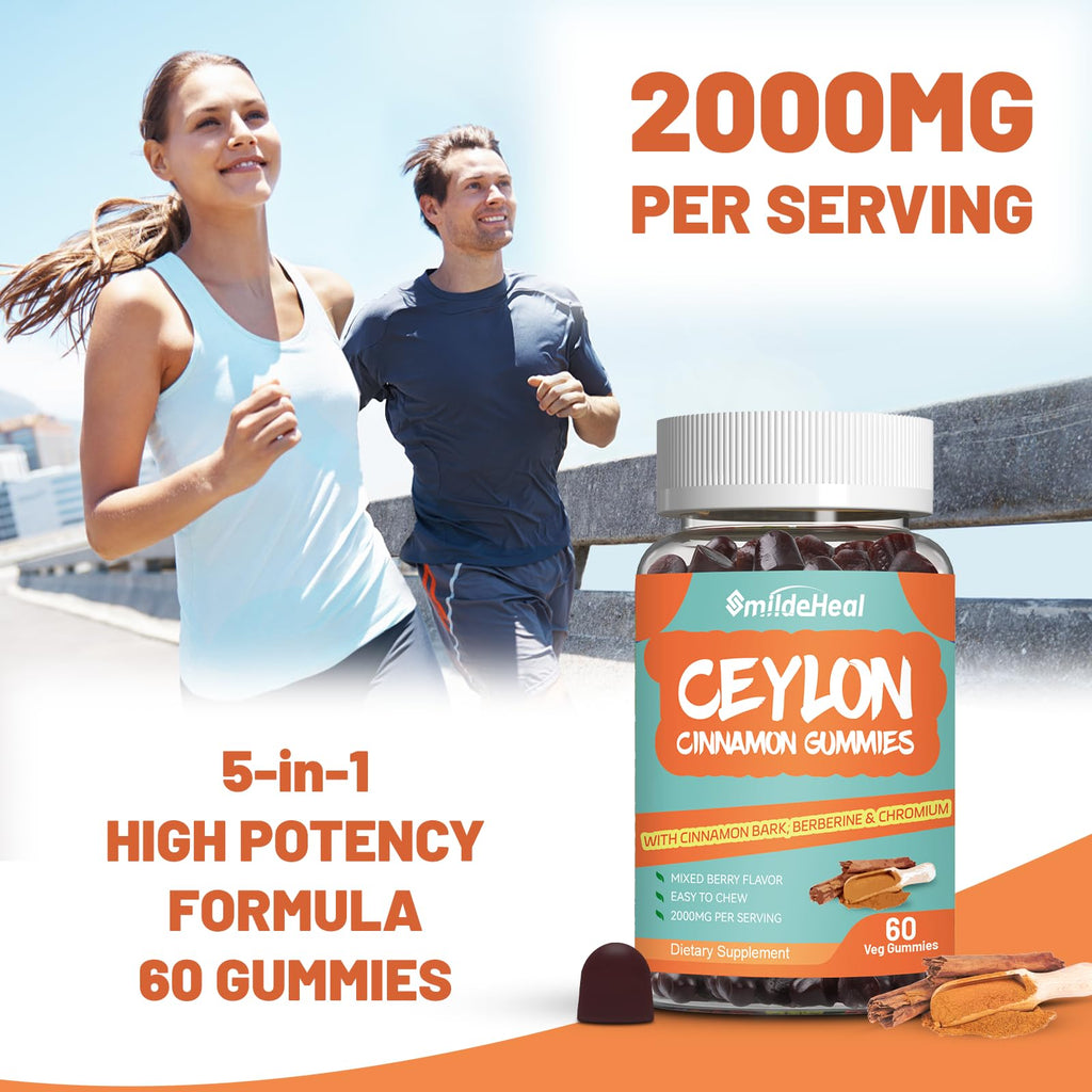 2000 mg Ceylon cinnamon gummies