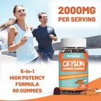 2000 mg Ceylon cinnamon gummies