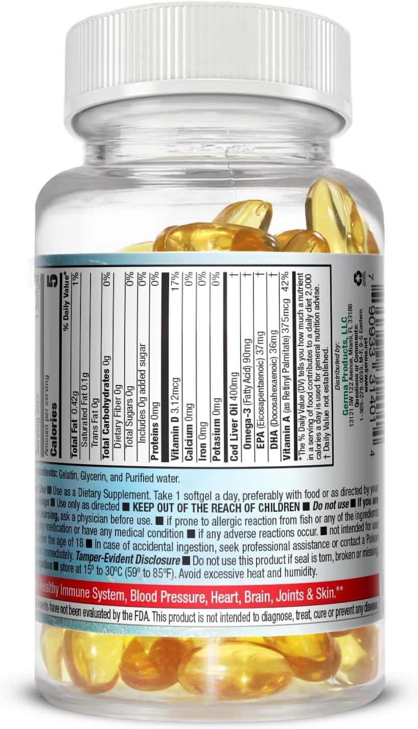 2000 mg cod liver oil benefits