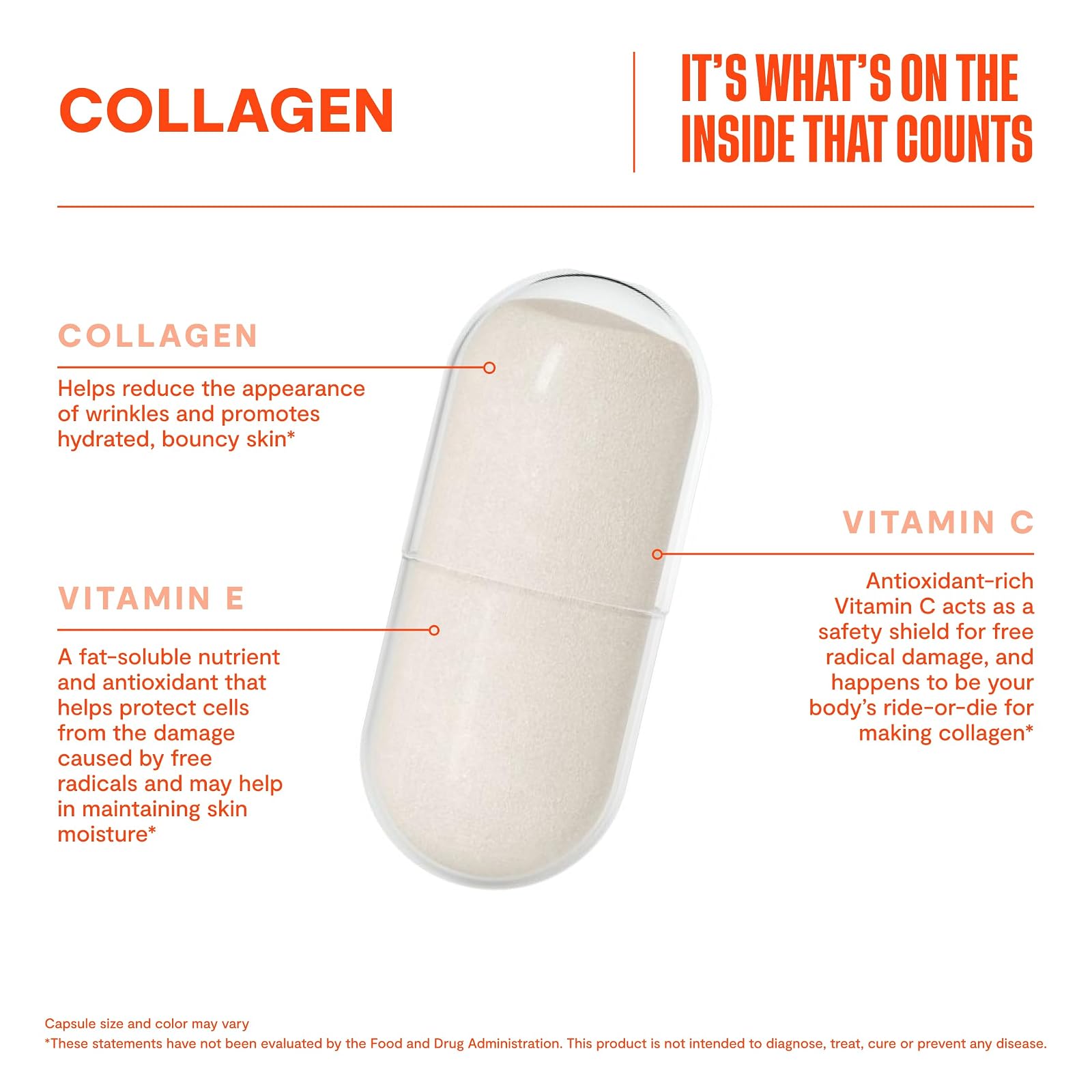 2000 mg collagen capsules for beauty