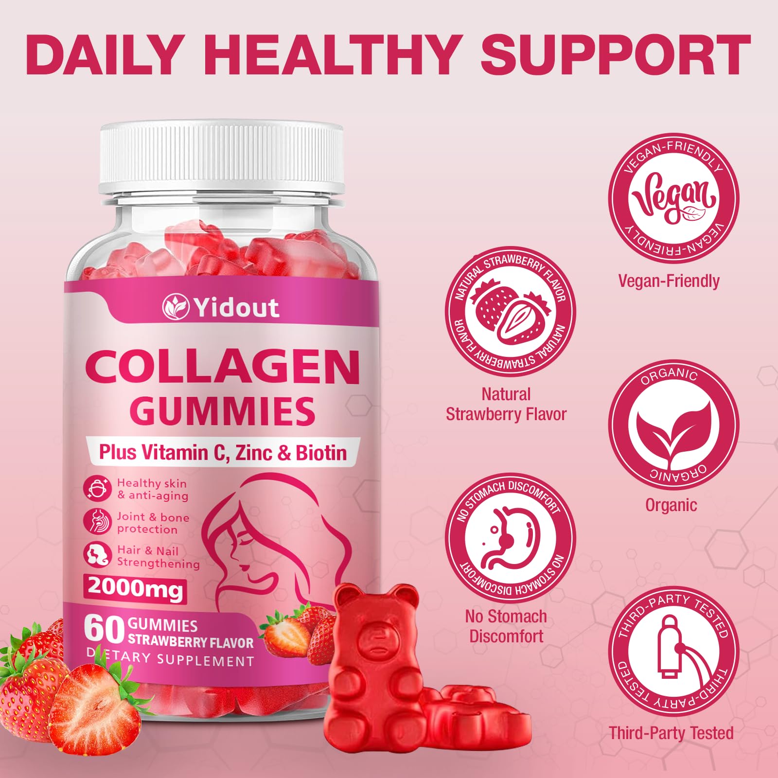 2000 mg collagen type 2 benefits