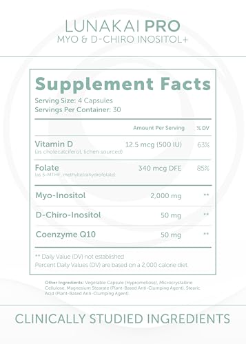 2000 mg D-Chiro Inositol capsules