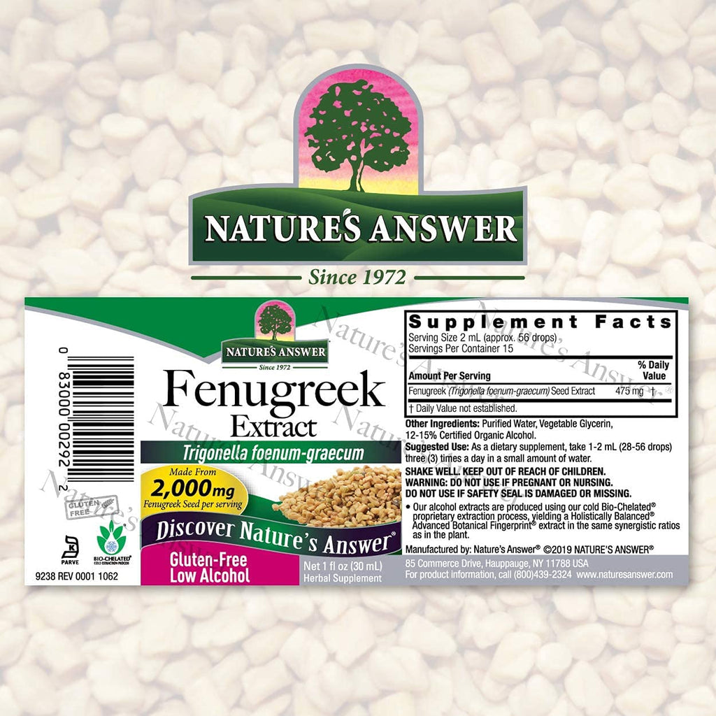2000 mg fenugreek seed benefits