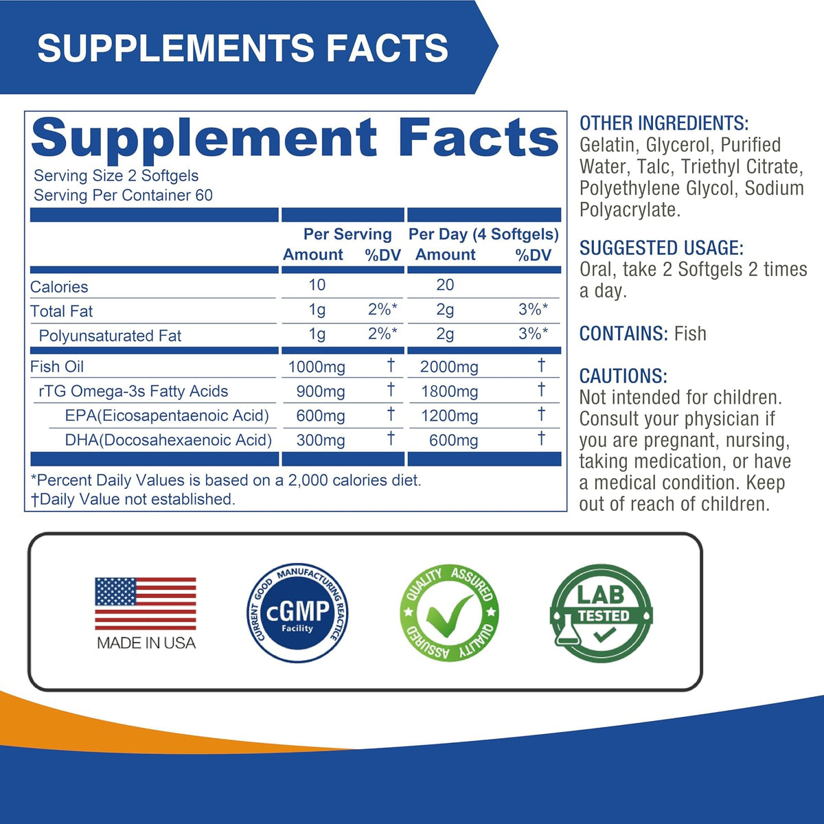 2000 mg fish oil for daily wellness