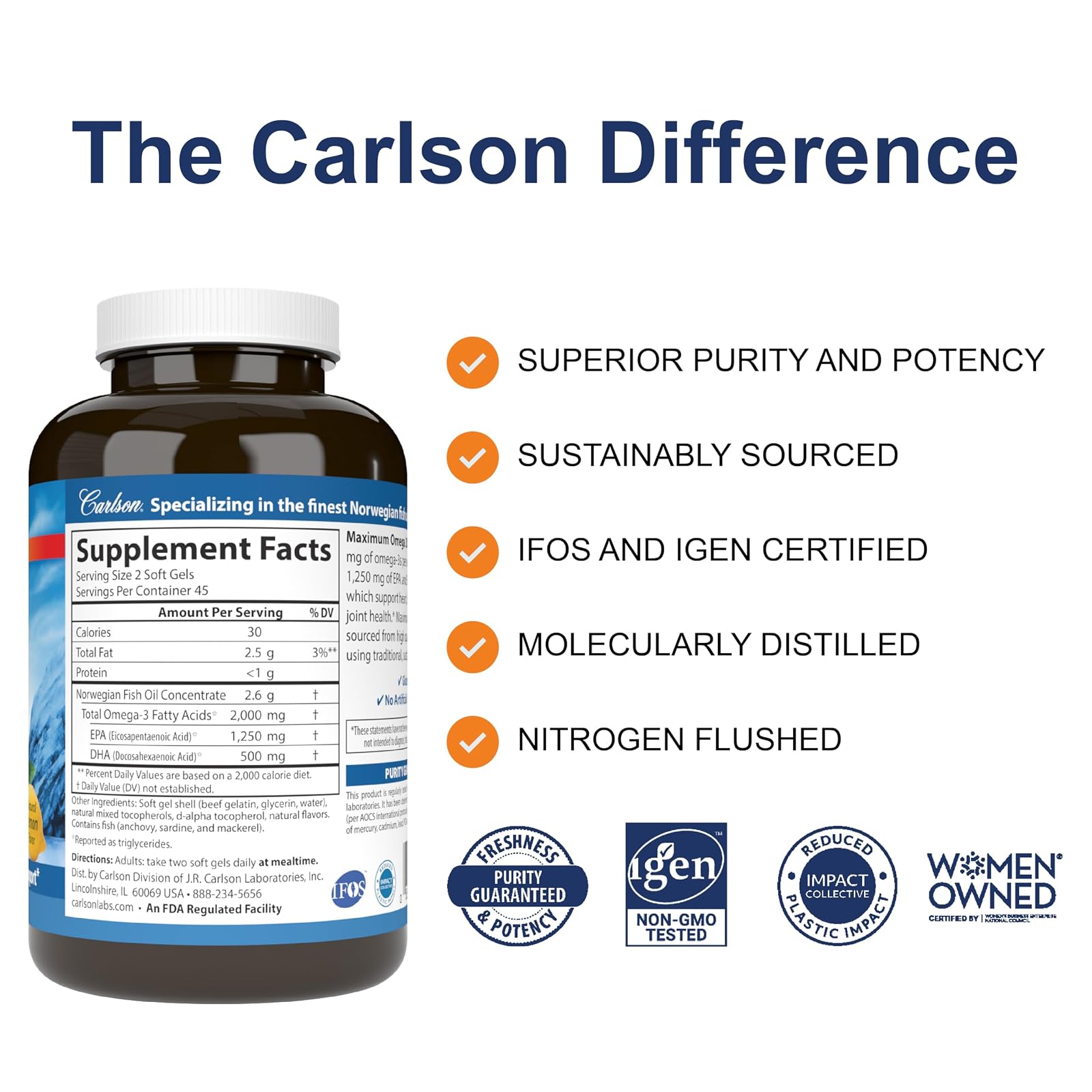 2000 mg fish oil omega 3 supplement