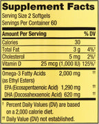 2000 mg fish oil softgels