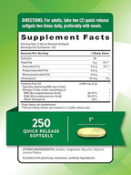 2000 mg fish oil softgels