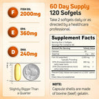 2000 mg fish oil softgels