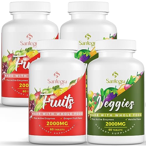2000 MG fruit and veggie supplement tablets