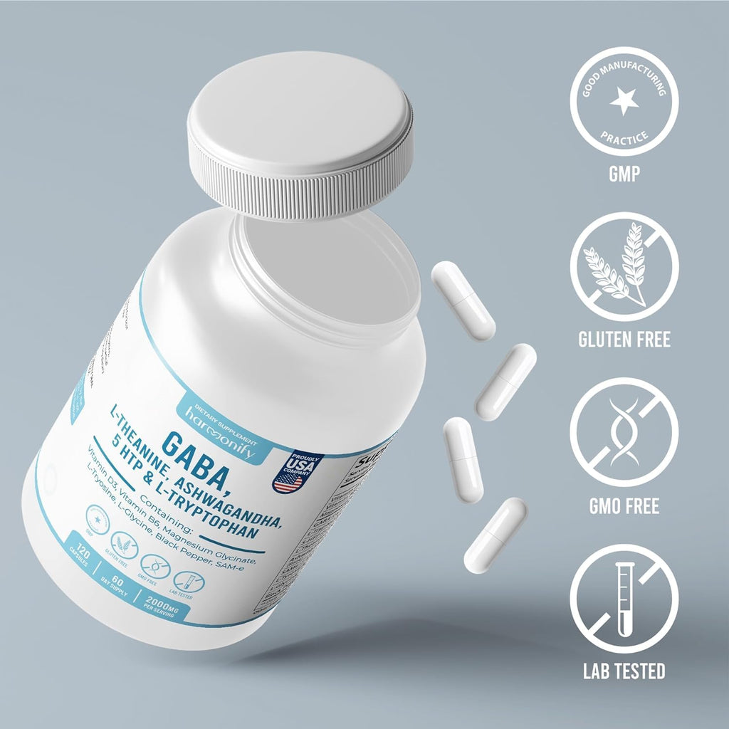 2000 mg GABA for relaxation