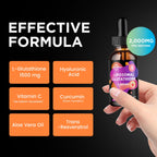 2000 mg glutathione liquid supplement