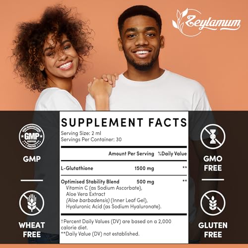 2000 mg glutathione supplement