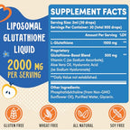 2000 mg glutathione supplement