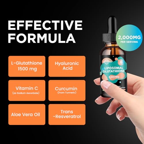 2000 mg glutathione supplement