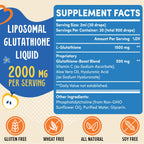 2000 mg glutathione supplement
