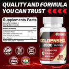 2000 mg Goldenseal capsules for wellness