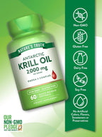 2000 mg krill oil softgels