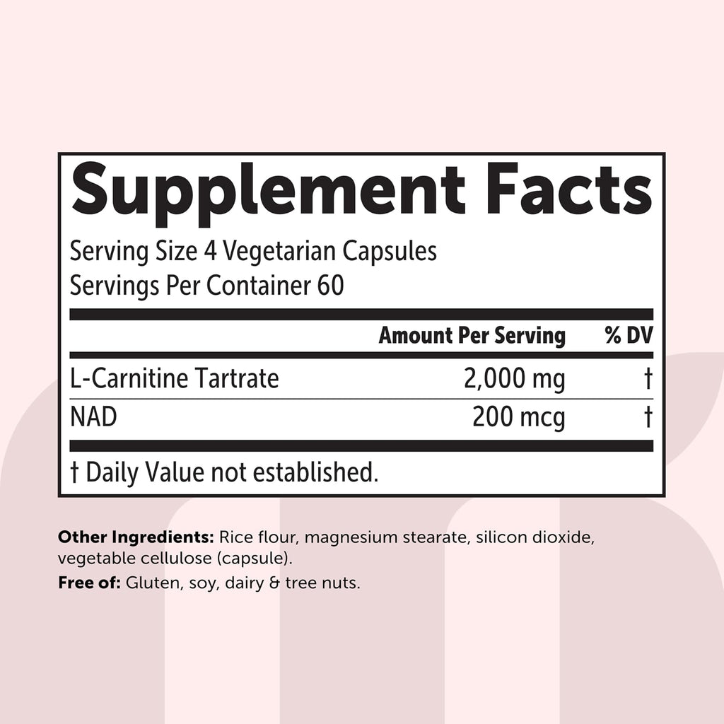 2000 mg L-Carnitine Tartrate supplement