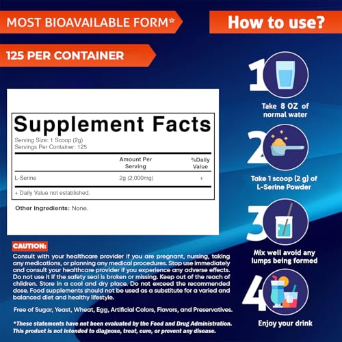 2000 mg L-Serine for brain health