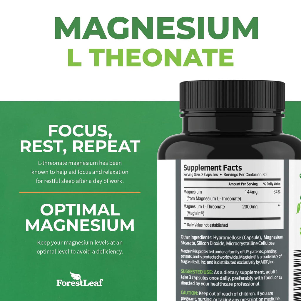 2000 mg magnesium l-threonate supplement