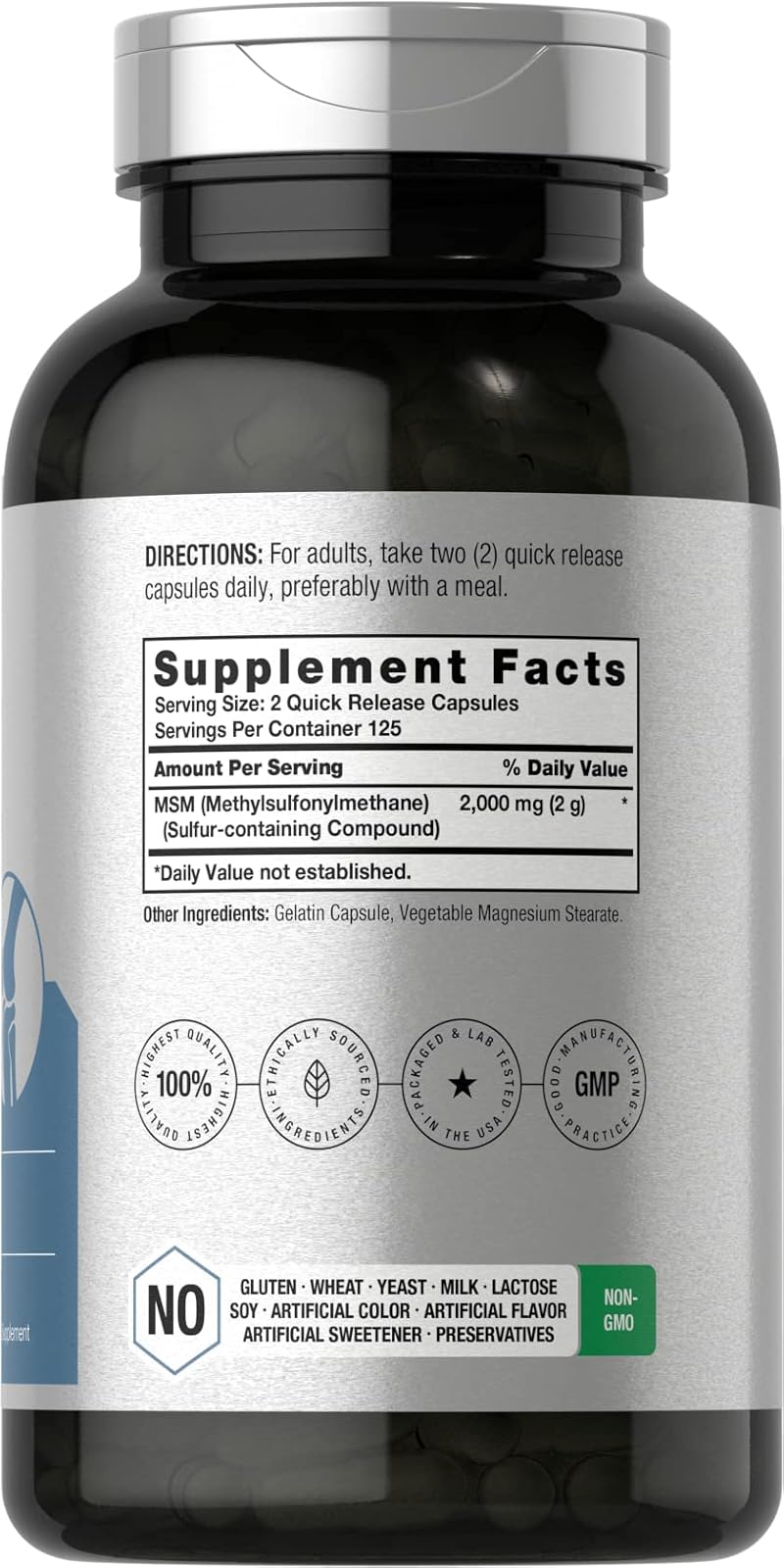 2000 mg MSM for better sleep