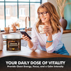 2000 mg mushroom powder for vitality