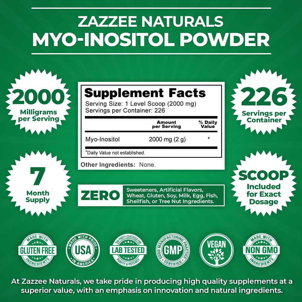 2000 mg Myo-Inositol for hormonal balance