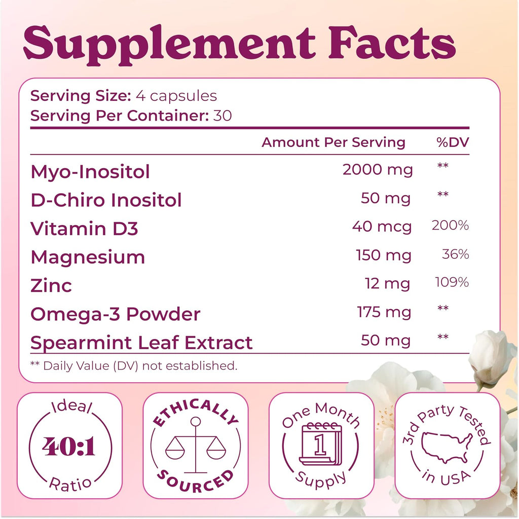 2000 mg Myo-Inositol for wellness