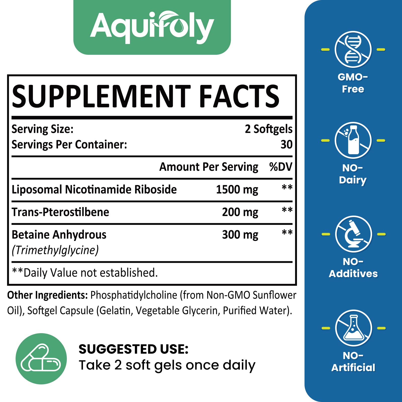 2000 mg Nicotinamide Riboside dosage