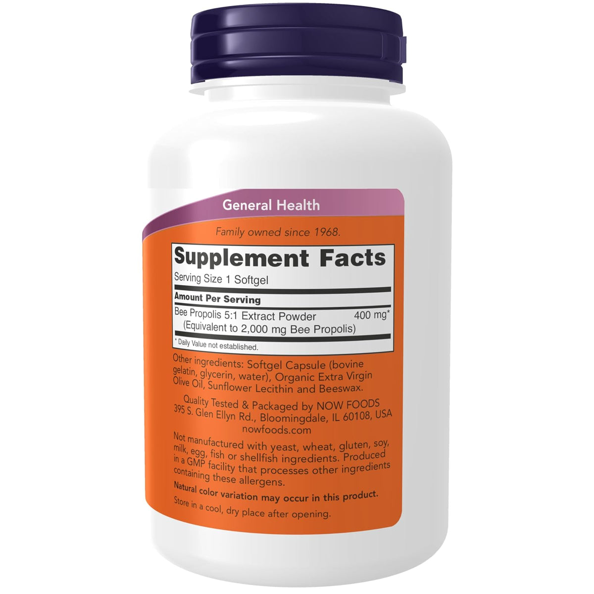 2000 mg NOW Propolis health benefits