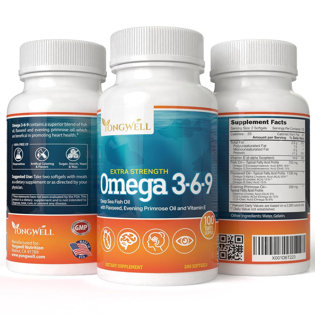 2000 mg Omega 3-6-9 benefits