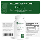 2000 mg omega 3 algae oil