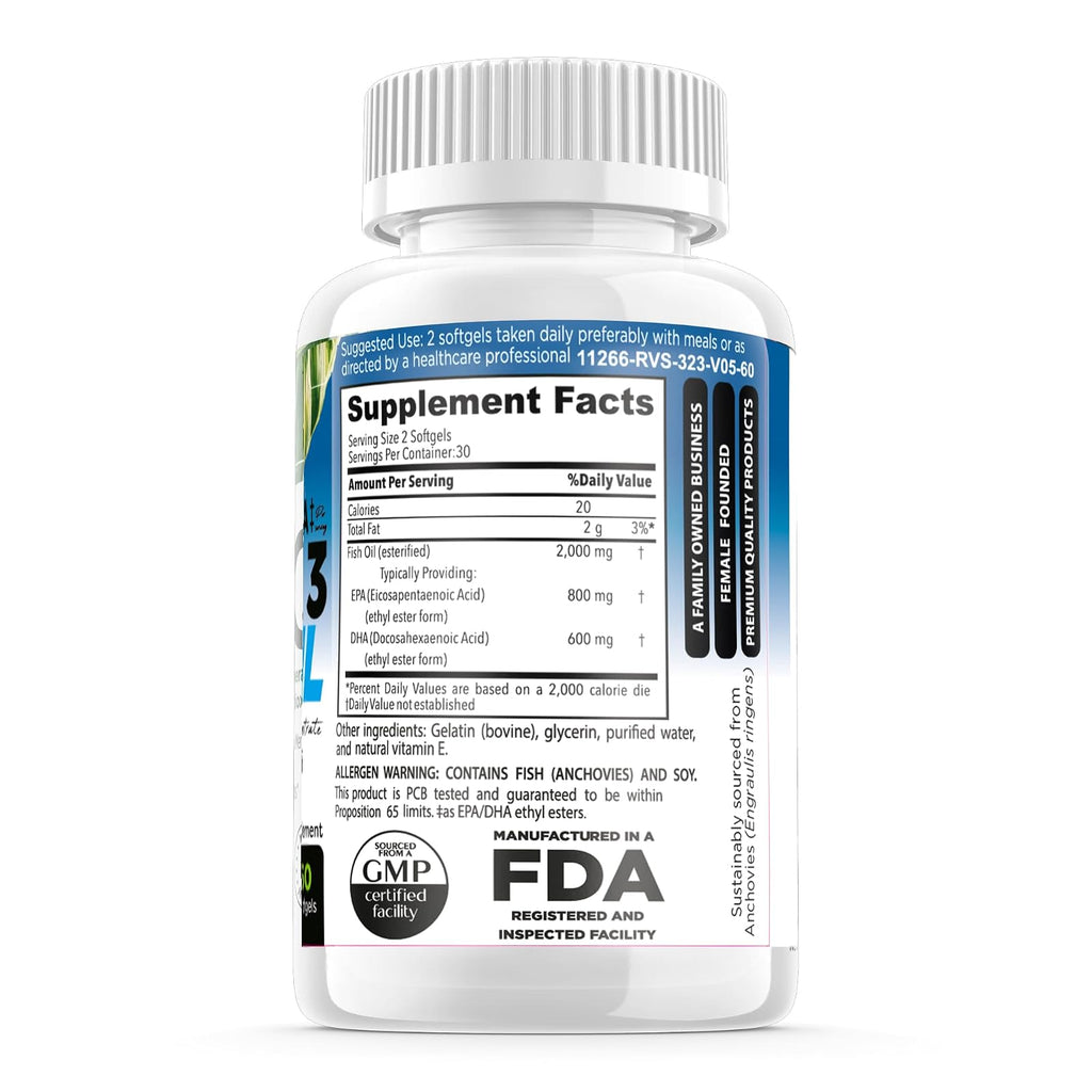 2000 mg omega 3 fish oil