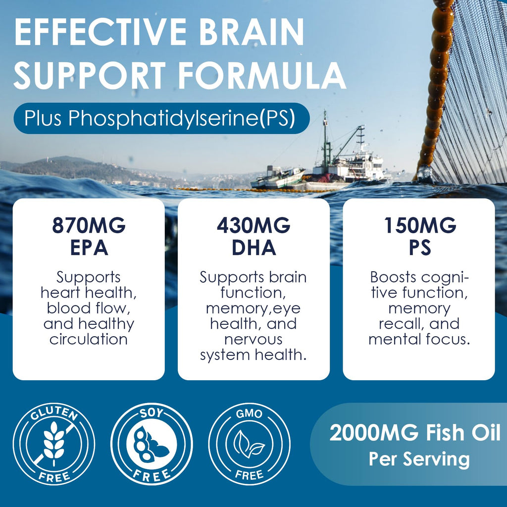 2000 mg Omega-3 fish oil
