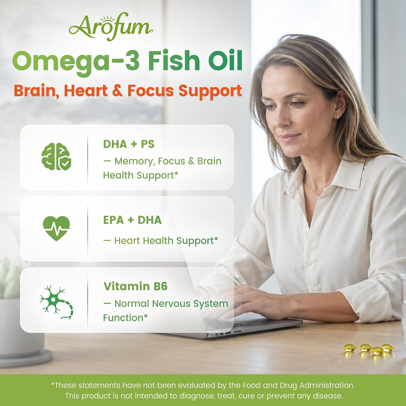 2000 mg Omega 3 for heart health