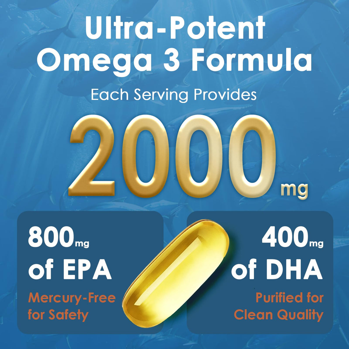 2000 mg Omega 3 health benefits