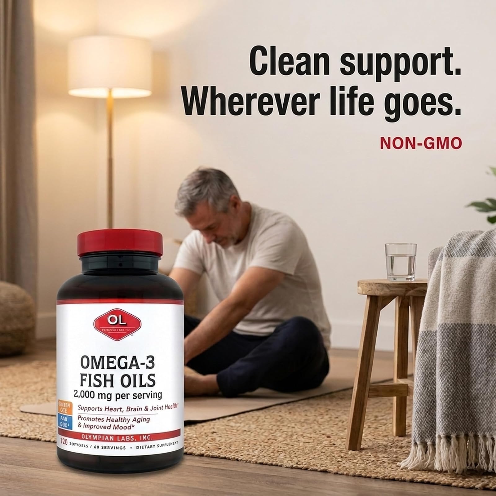 2000 mg omega-3 softgels