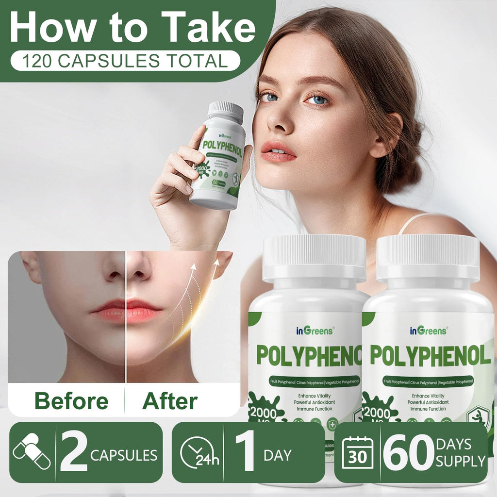 2000 mg polyphenols for vitality