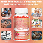 2000 mg potassium supplement gummies