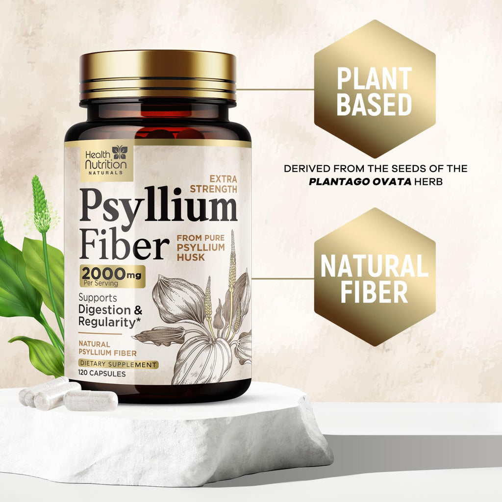 2000 mg psyllium husk capsules