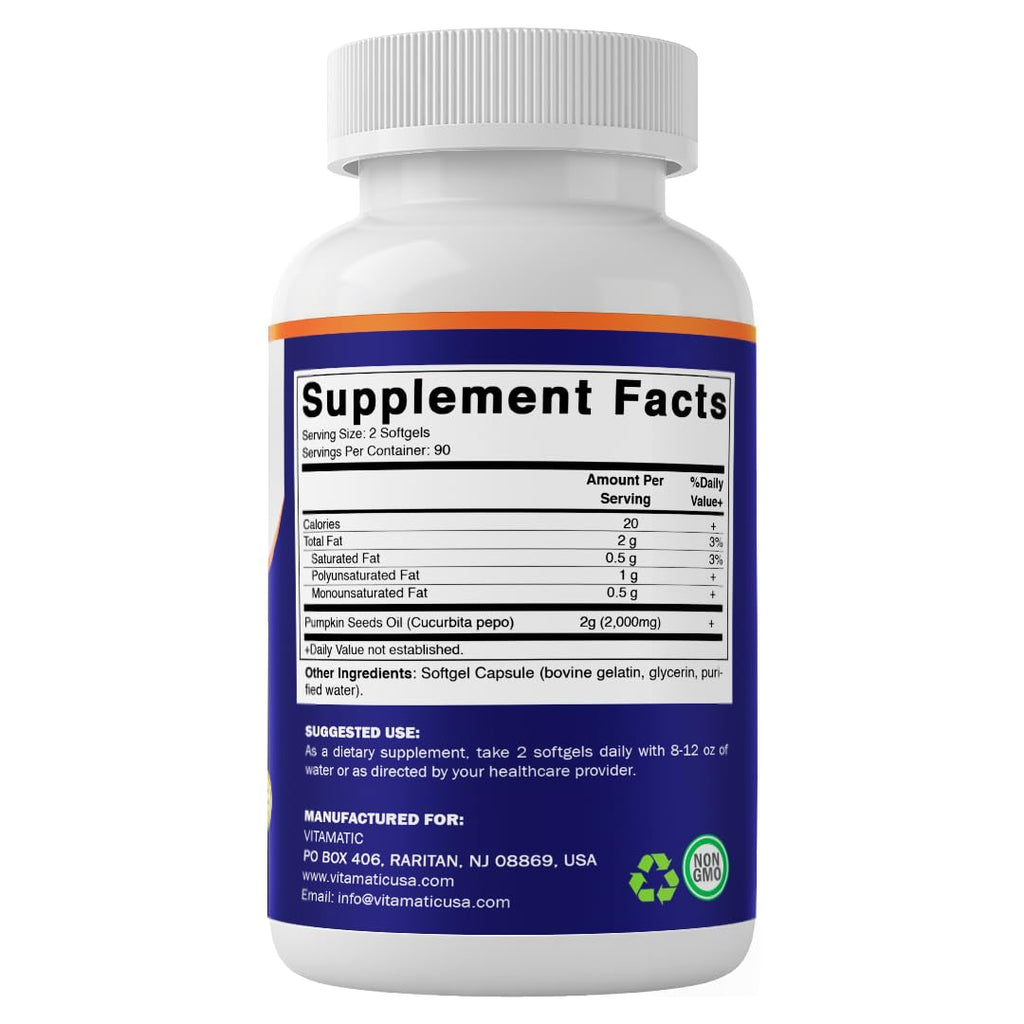 2000 mg pumpkin seed oil dosage