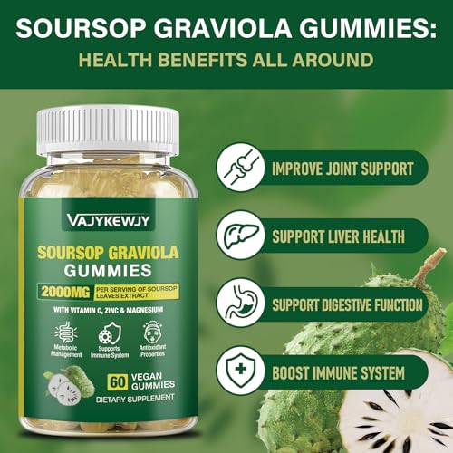 2000 mg soursop vitamin c gummies