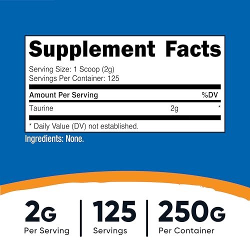2000 mg taurine supplement benefits
