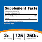 2000 mg taurine supplement benefits