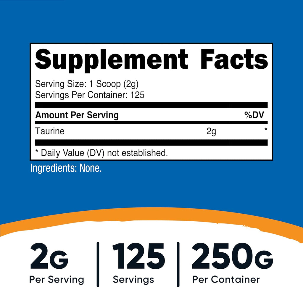 2000 mg taurine supplement benefits