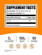 2000 mg taurine supplement benefits