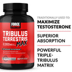 2000 mg Tribulus for muscle support