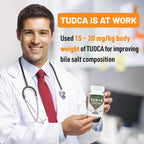 2000 mg TUDCA capsules for liver health