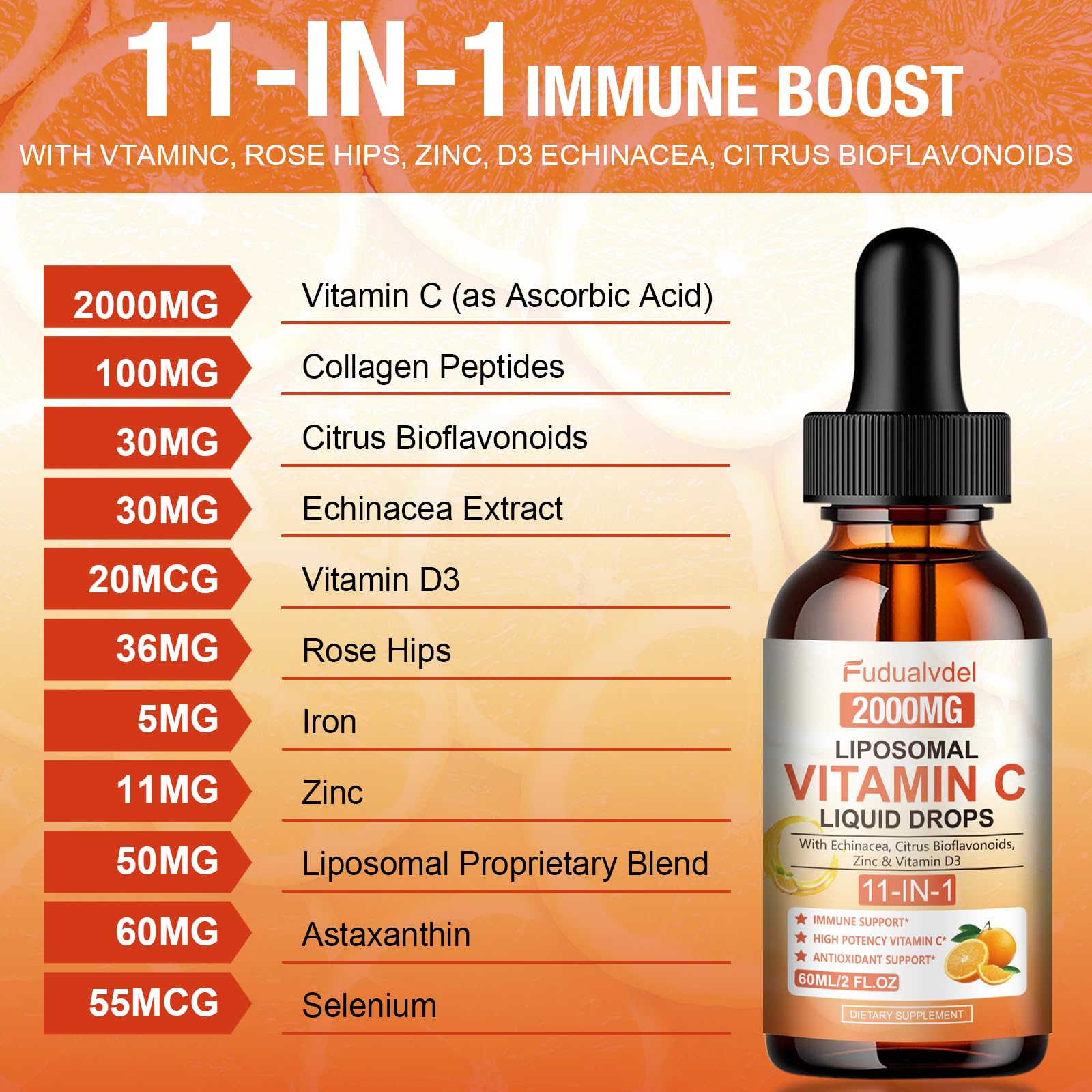 2000 mg Vitamin C for daily wellness